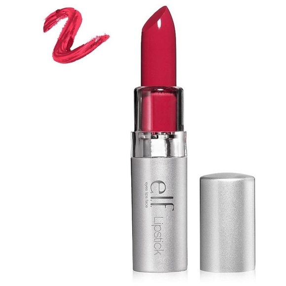 ELF | Makeup | Nwt Elf Sociable Red Essential Color Lipstick | Poshmark